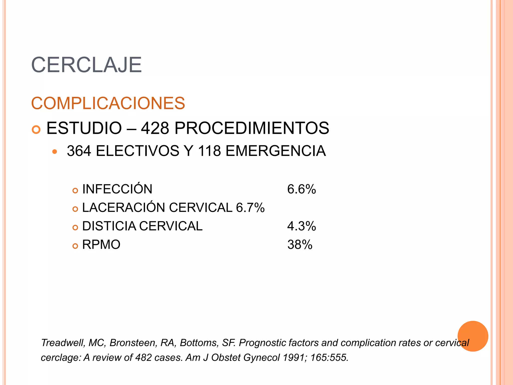 cerclaje cervical, igss agoto 2013 | PPTX