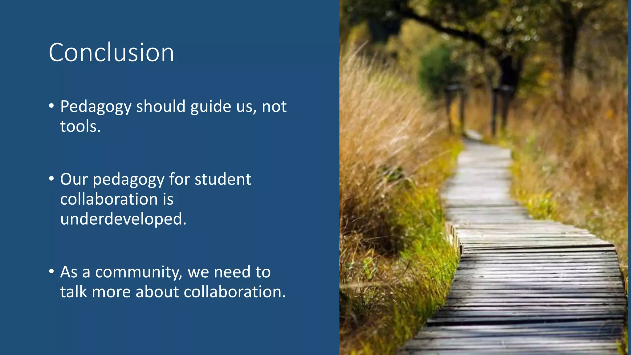 Supporting teachers to support student collaboration | PPT