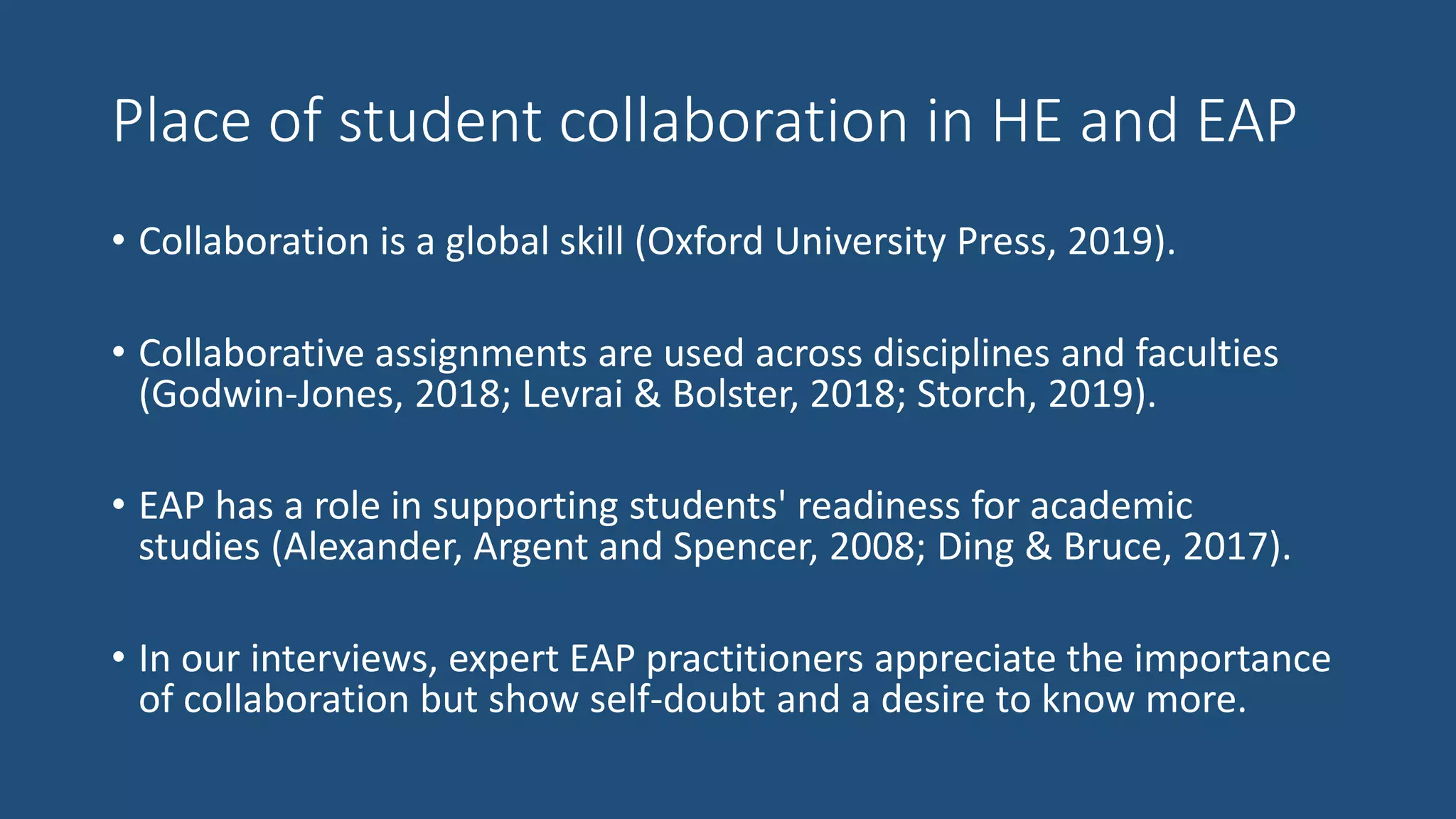 Supporting teachers to support student collaboration | PPT