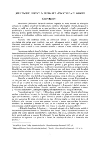 Cerc pedagogic stiinte socio-umane noiembrie 2008 Braila | DOC