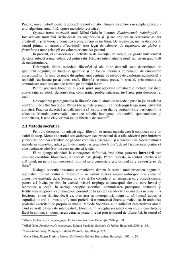 Cerc pedagogic stiinte socio-umane noiembrie 2008 Braila | DOC