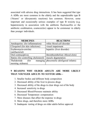 Adverse Drug Reaction | PDF