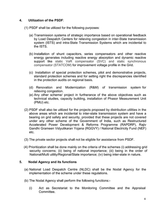 Cerc(psdf)regulations2014 | PDF