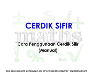 Cerdik sifir | PPS