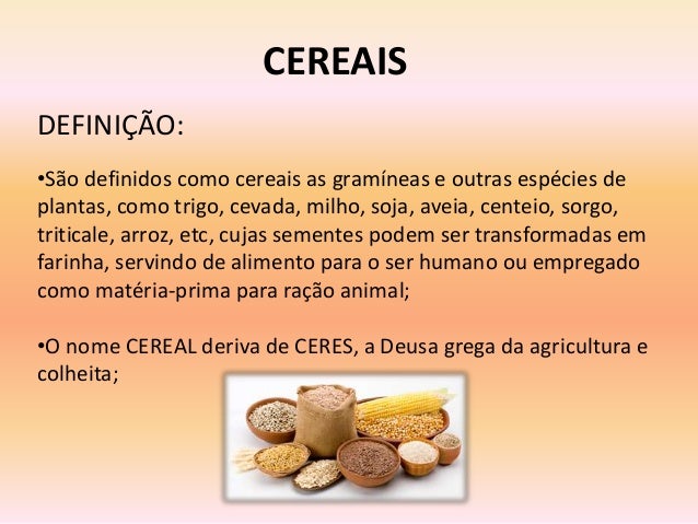 Raízes, Tubérculos, Cereais, Pães e Açúcares