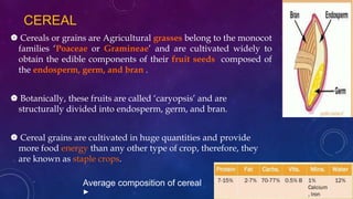 Cereal and legume technology, lab sessional | PPTX