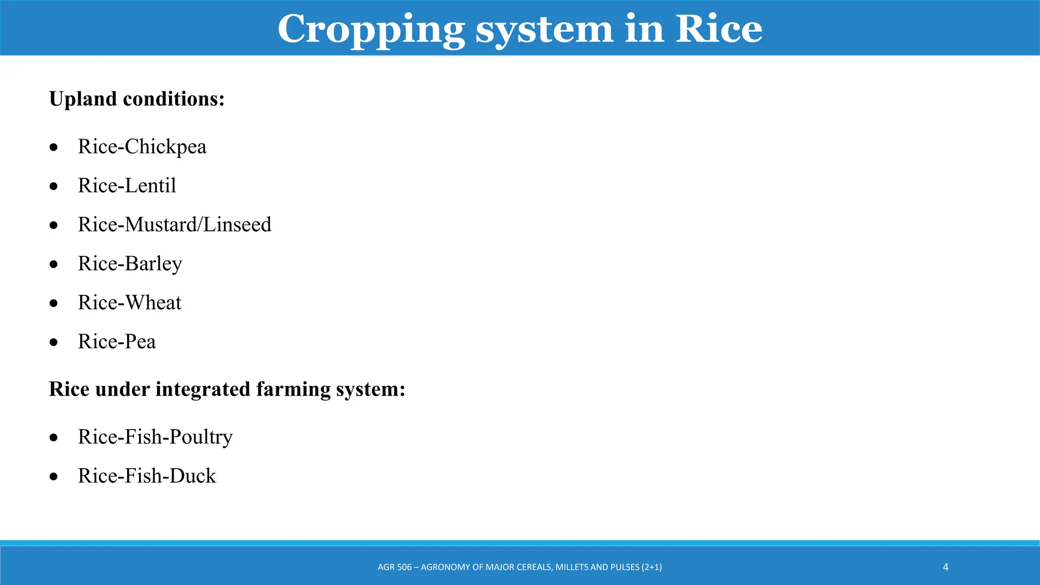 cereal based cropping system in india.pptx