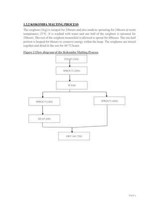 Cereal fermentation : Pito and Brukutu | PDF