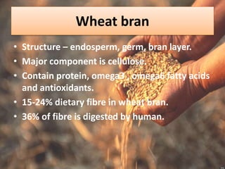 Cereal products as functional foods | PPTX