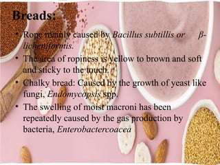 Cereals and Cereal Products (Source of Contamination and preservations ...