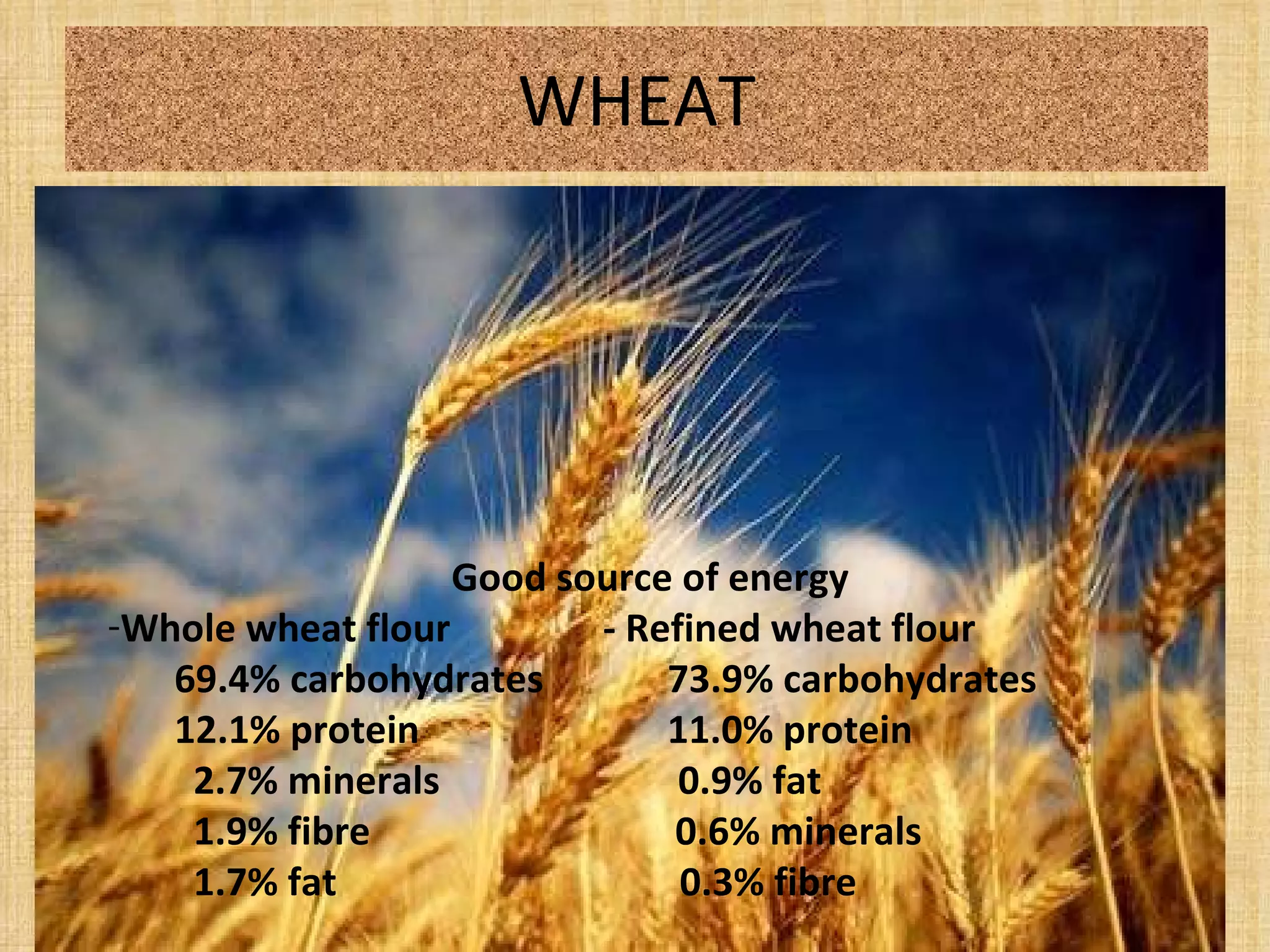 Cereals and legumes | PPT
