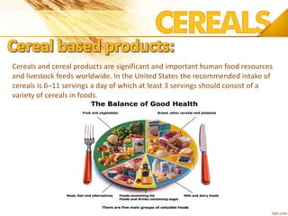 Cereals and its products packaging | PPTX