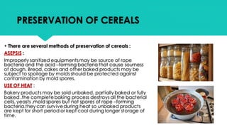 Microbiology Of Cereals And Cereal Products | PDF