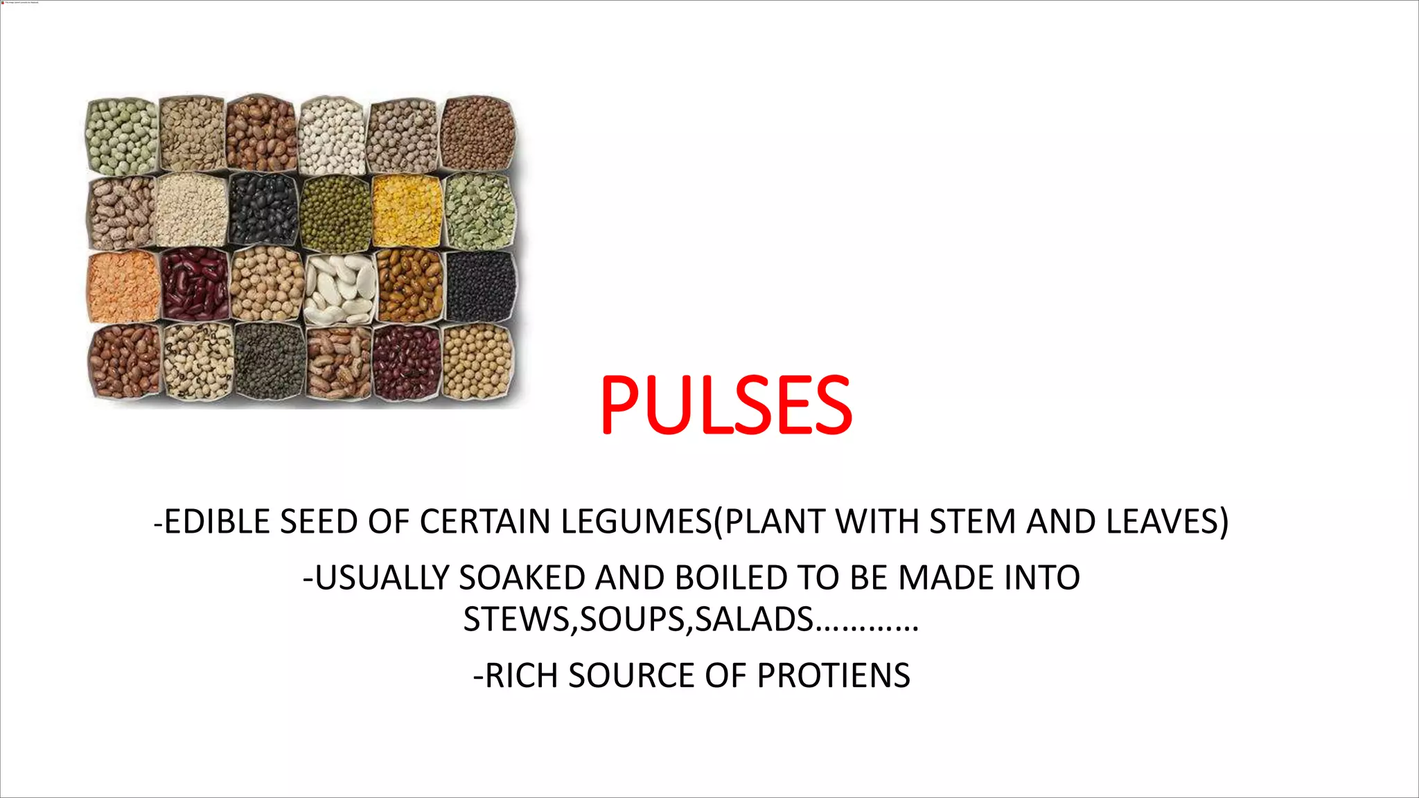 Cereals,pulses and rice | PPTX