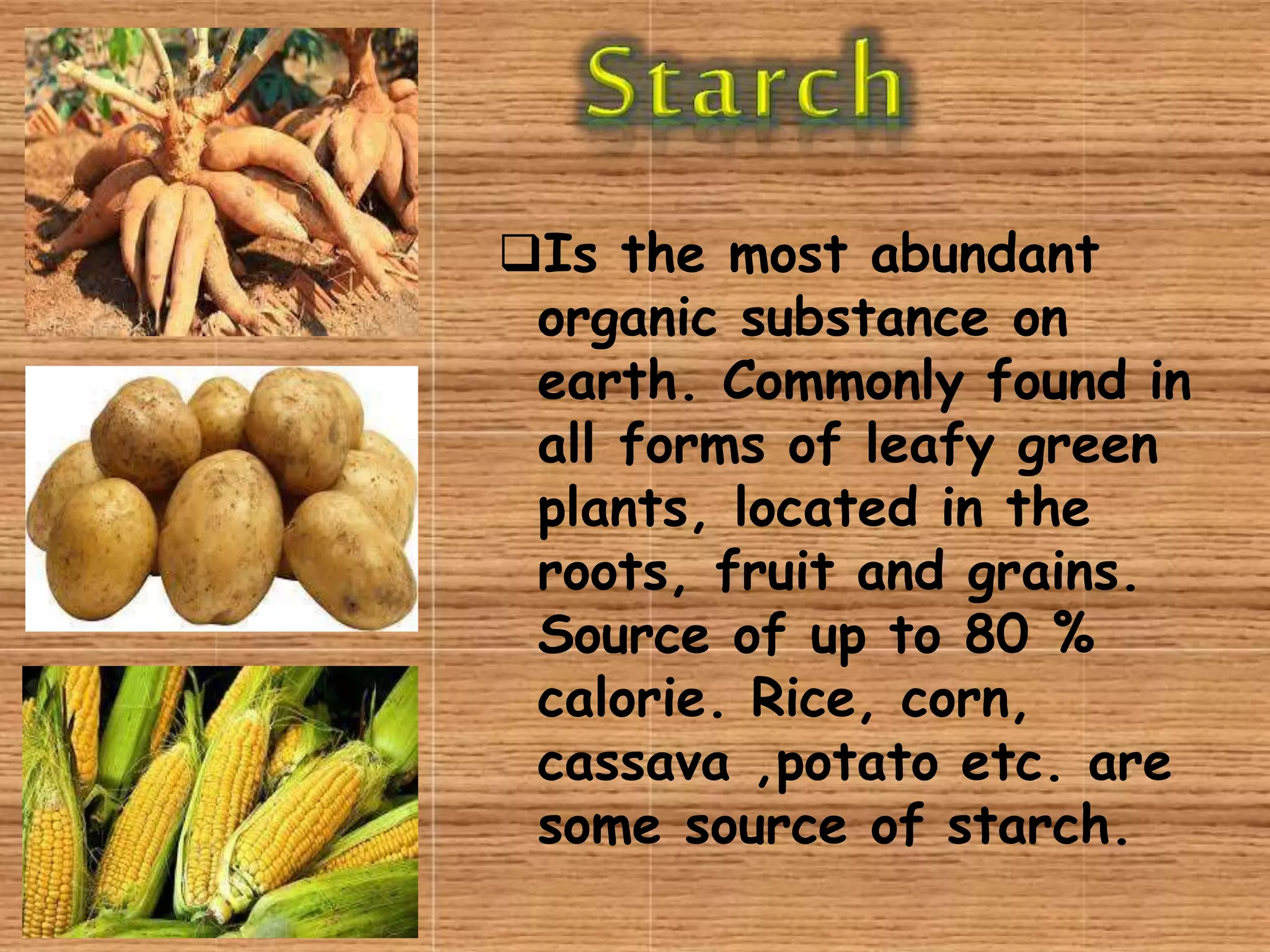 Cereals and starch | PPTX