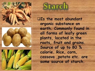 Cereals and starch | PPTX