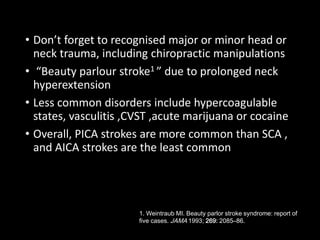 Brief review in cerebellar stroke -diagnosis | PDF | Brain and Nervous System Disorders ...