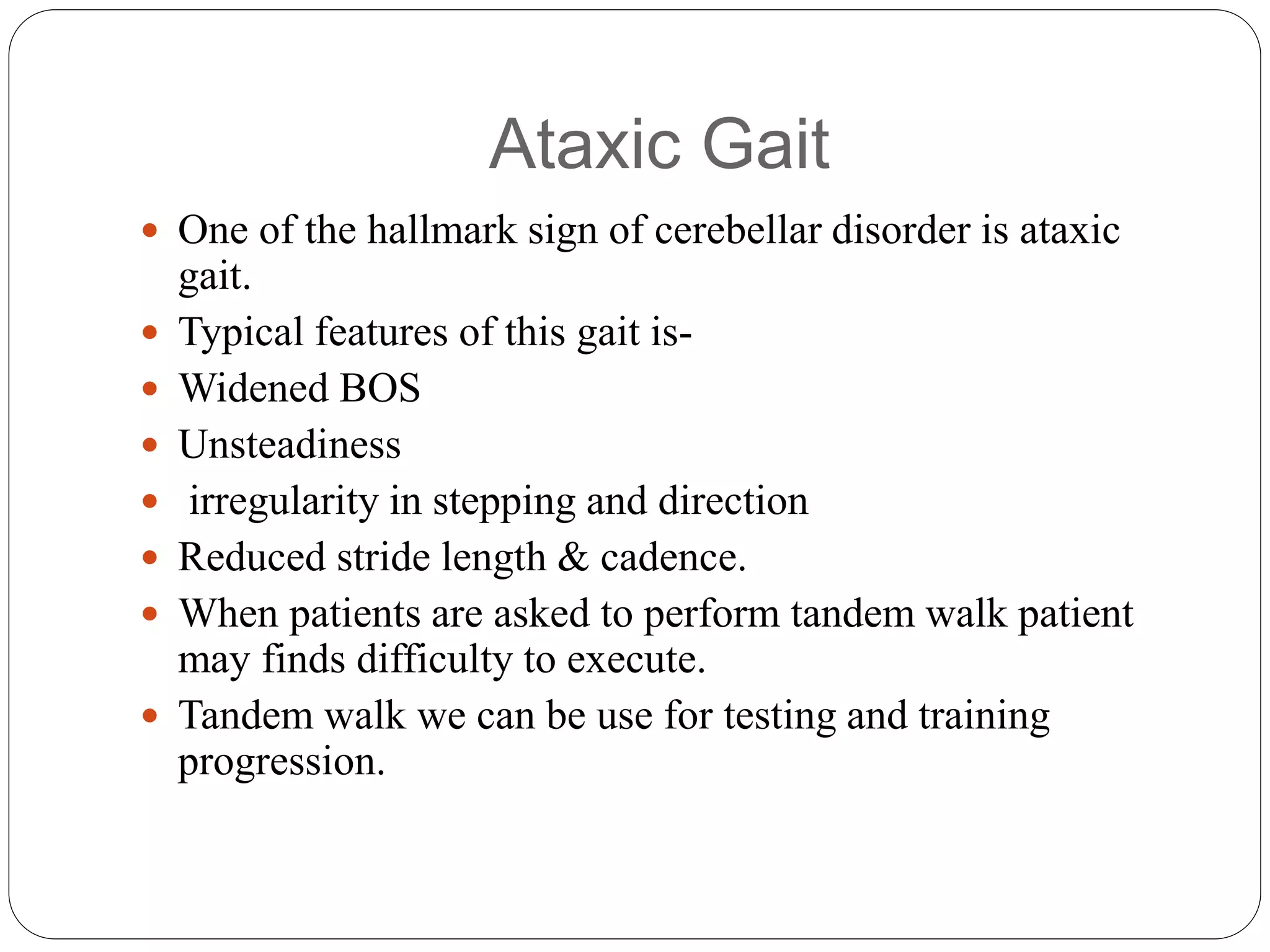 Cerebellar Ataxia | PPTX