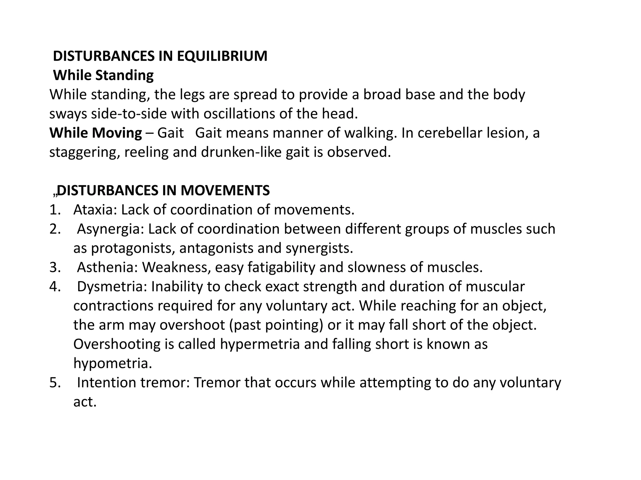 Physiology of Cerebellum | PPTX