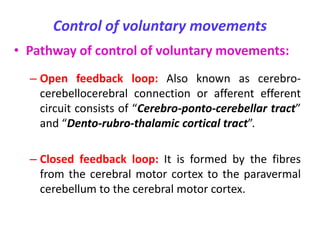 Cerebellum and control of postures and movements.pptx