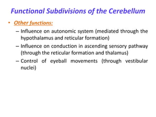 Cerebellum and control of postures and movements.pptx