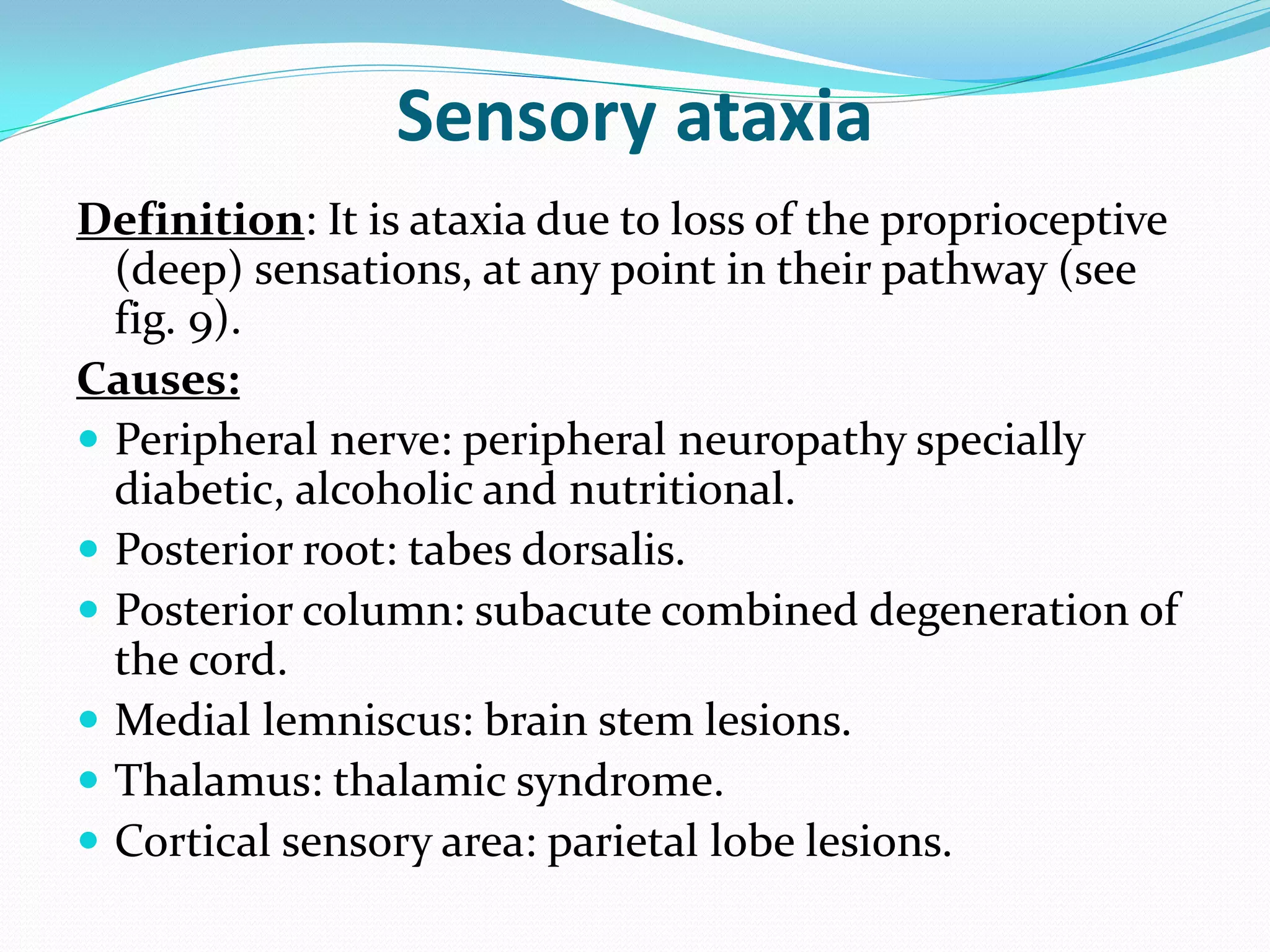 Cerebellum & ataxia | PDF