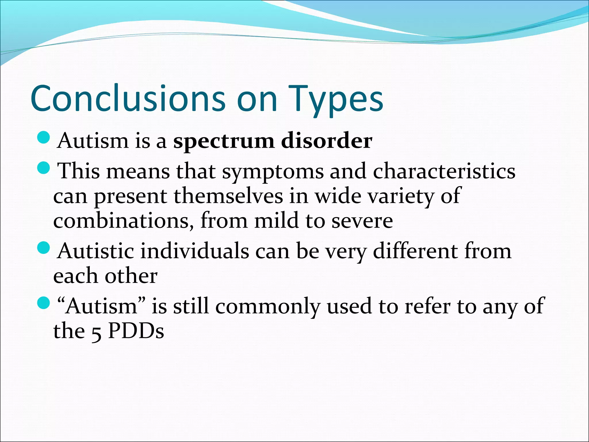 What is autism ? | PPT