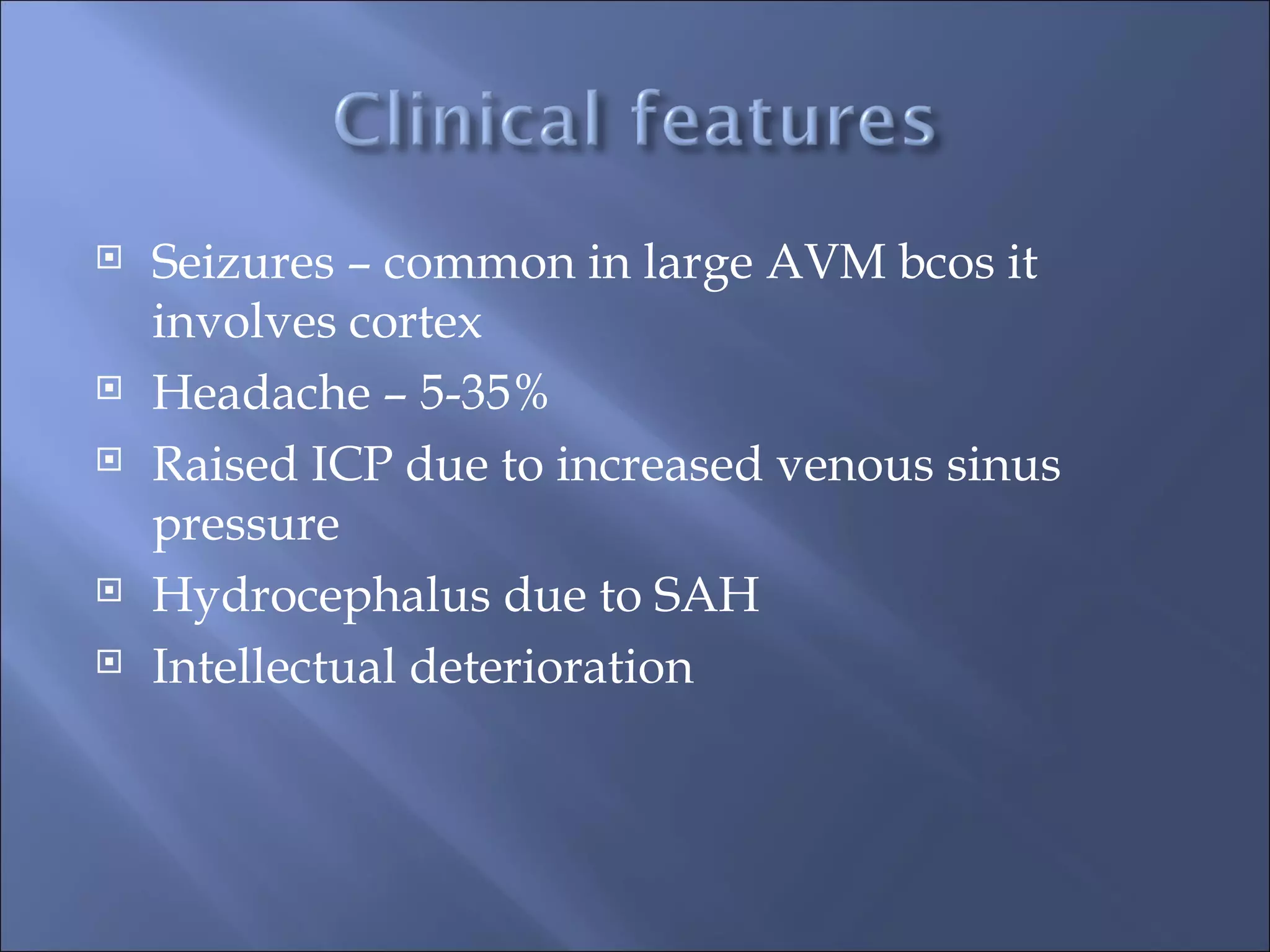 Cerebral Avm – Treatment Modalities | PPT