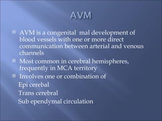 Cerebral Avm – Treatment Modalities | PPT