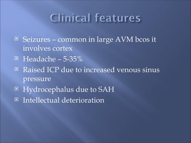 Cerebral Avm – Treatment Modalities | PPT | Brain and Nervous System ...