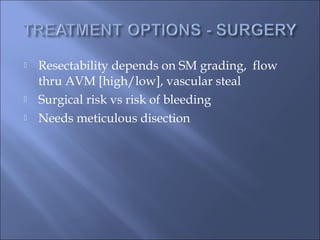 Cerebral avm-treatment-modalities.dr tomasz skaba | PPT