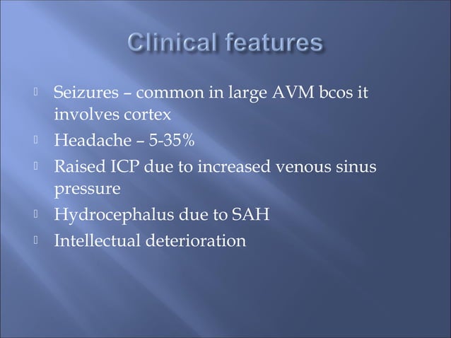 Cerebral avm-treatment-modalities.dr tomasz skaba | PPT