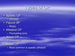 Cerebral palsy2631 | PPT