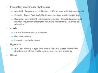 Cerebral Palsy for Undergraduate | PPTX