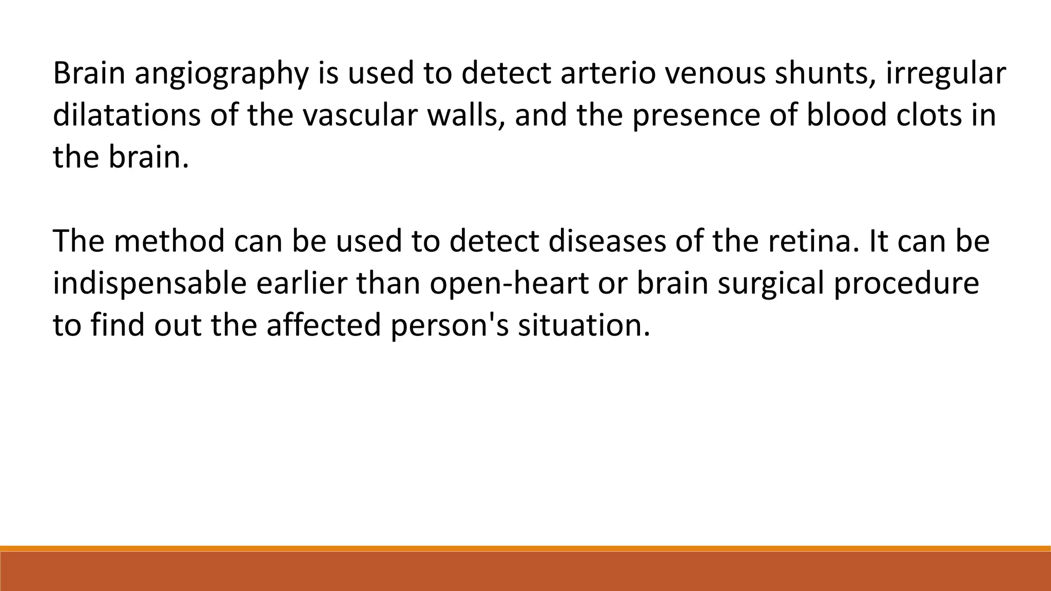 Cerebral angiography - medical information | PPTX