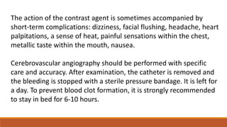 Cerebral angiography - medical information | PPTX