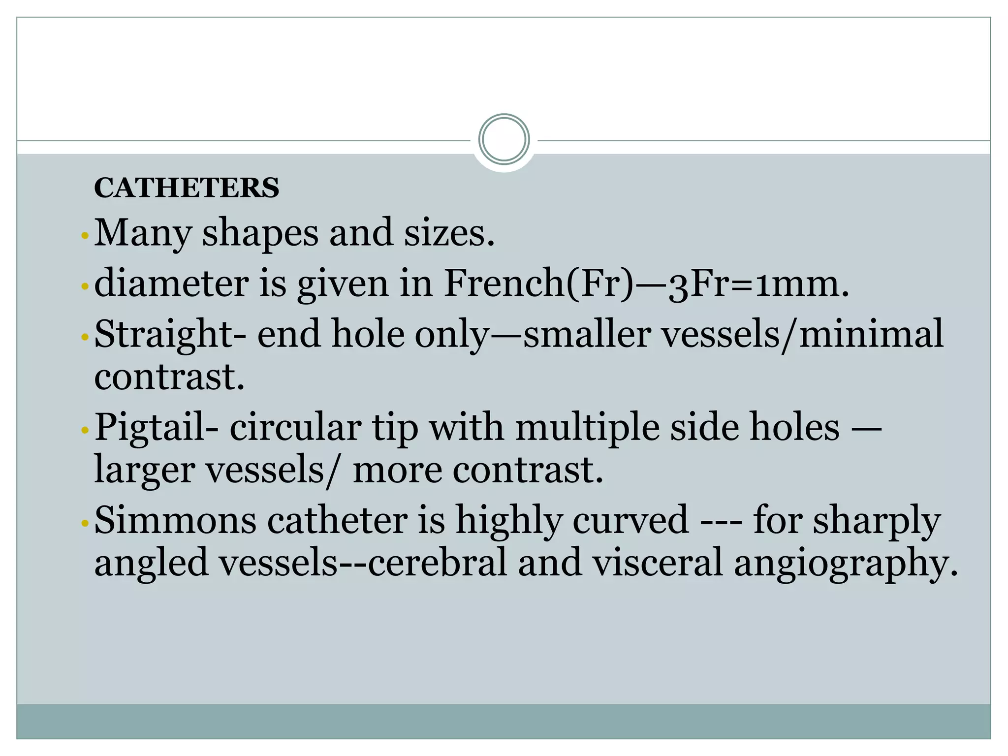 Cerebral angiography procedure | PPTX