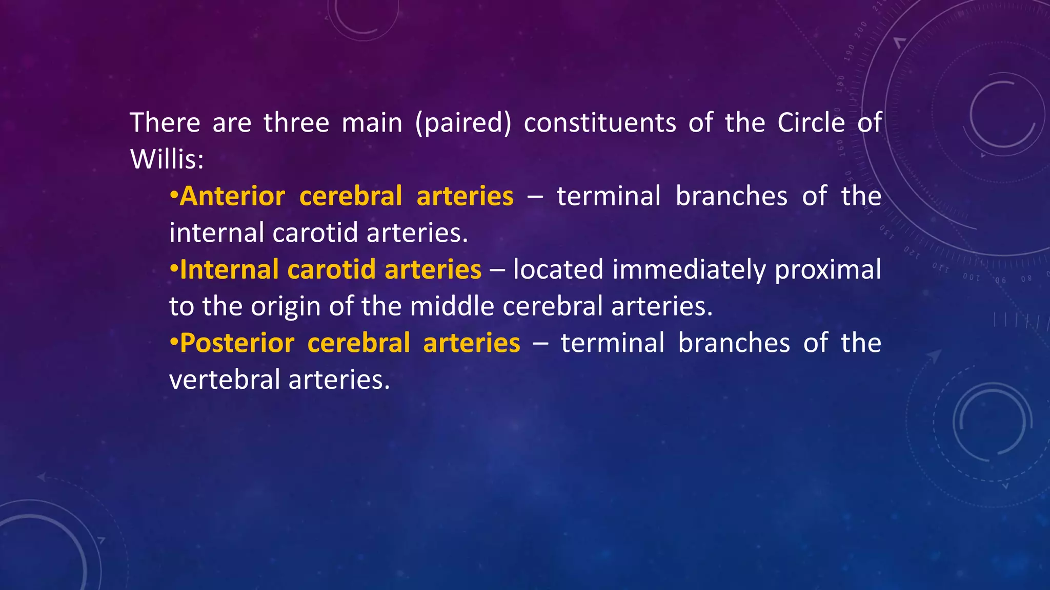 Cerebral arterial circle | PPT
