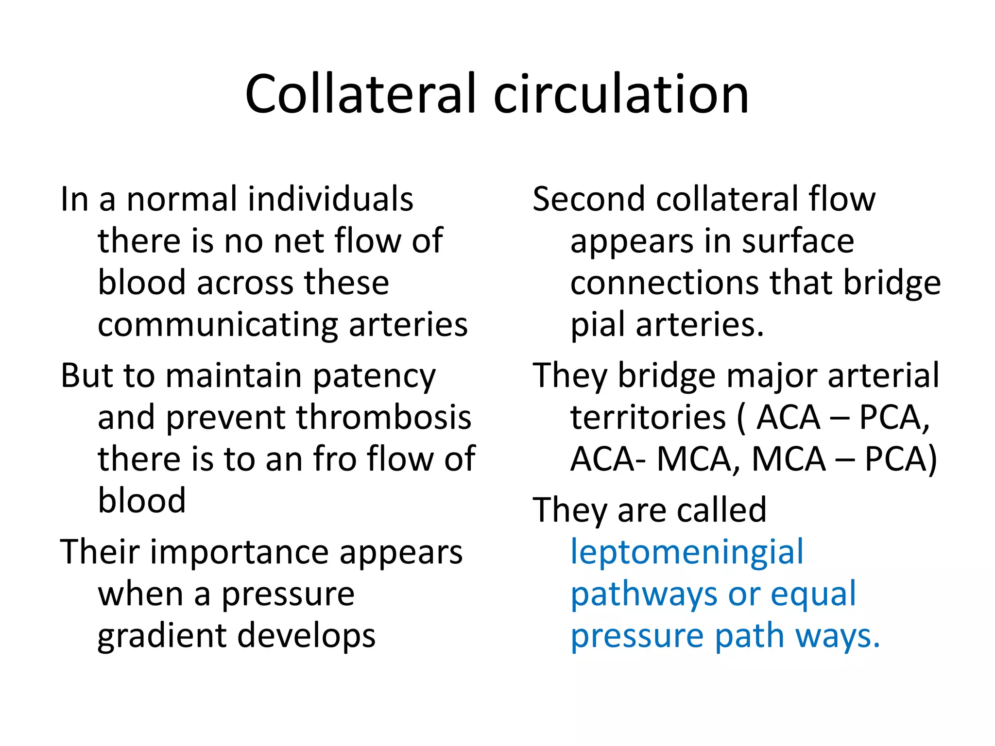 Cerebral blood flow | PPTX