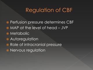 Cerebral circulation | PPTX