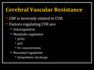 Cerebral circulation | PPT