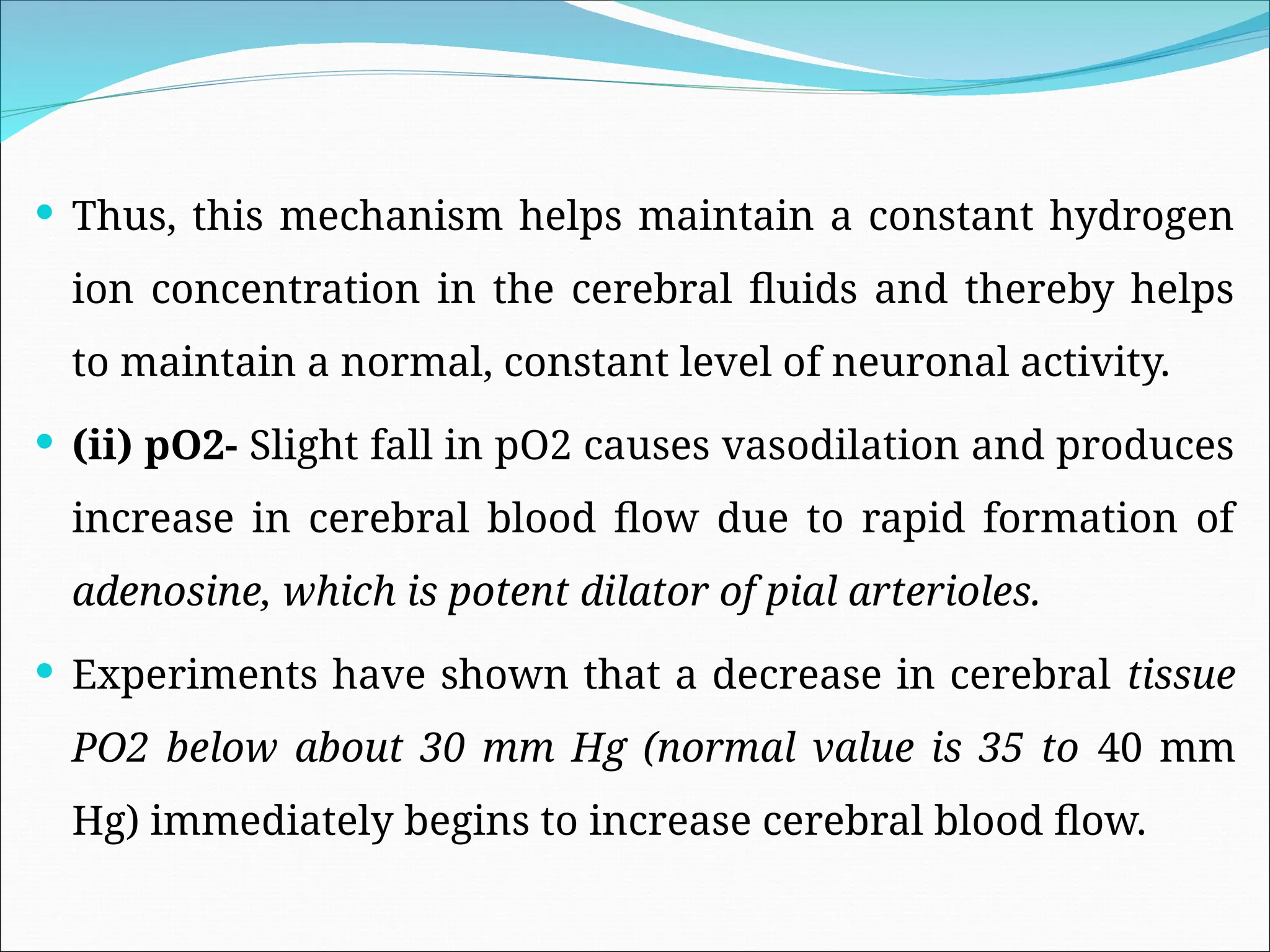 cerebral circulation : Blood Circulation of Brain.ppt