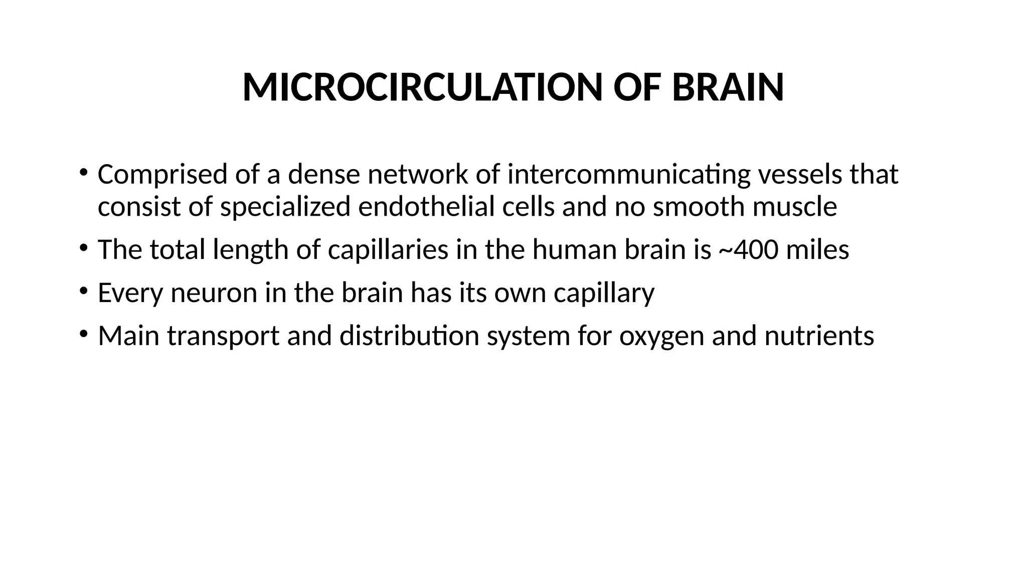 CEREBRAL CIRCULATION that how blood circulation occur | PPTX