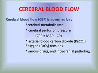 oxygen requrement cmr and cerebral circulation | PPT