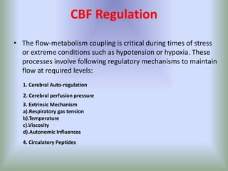 oxygen requrement cmr and cerebral circulation | PPT
