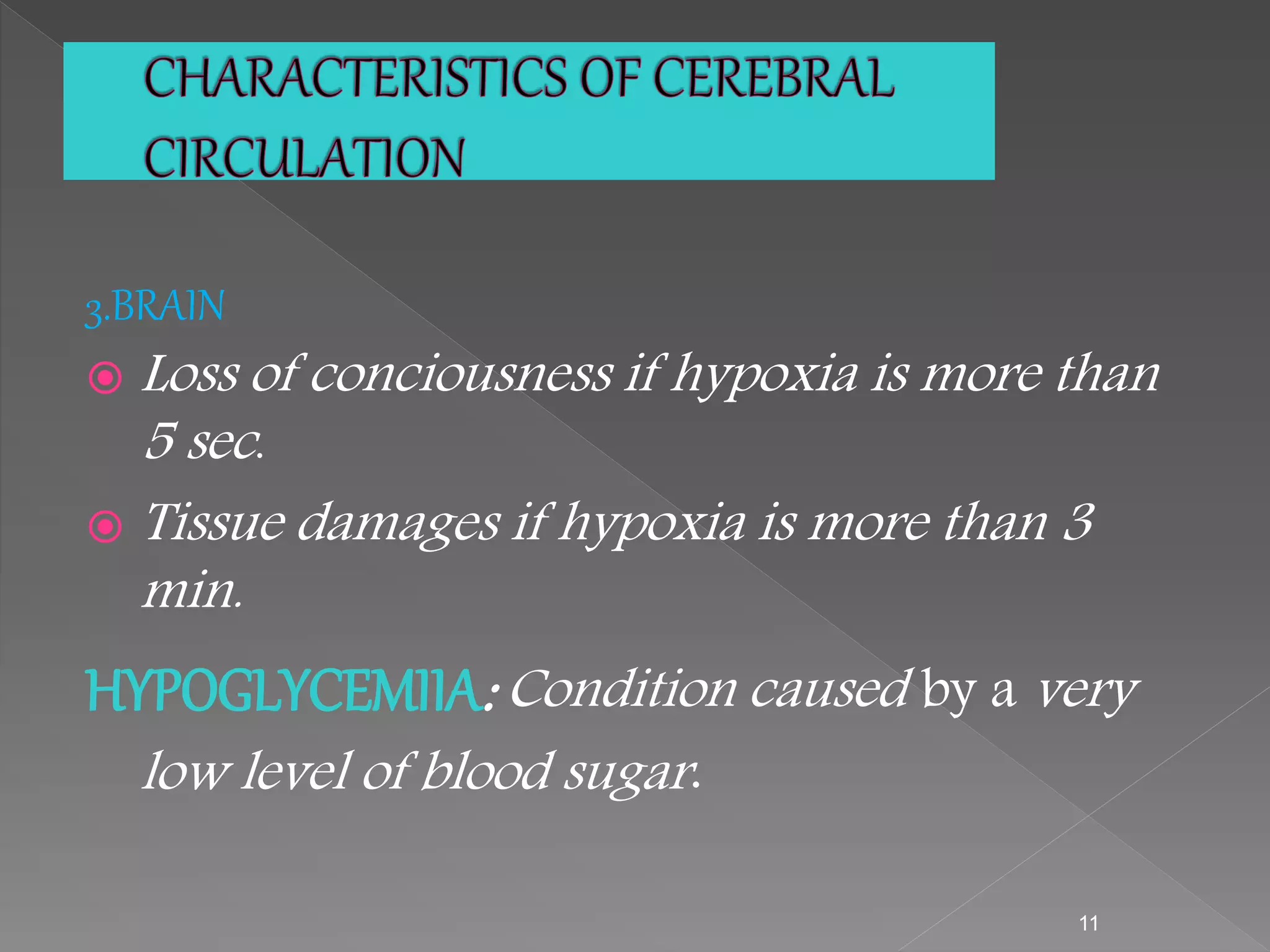 Cerebral circulation physiology by zainab iqbal | PPTX