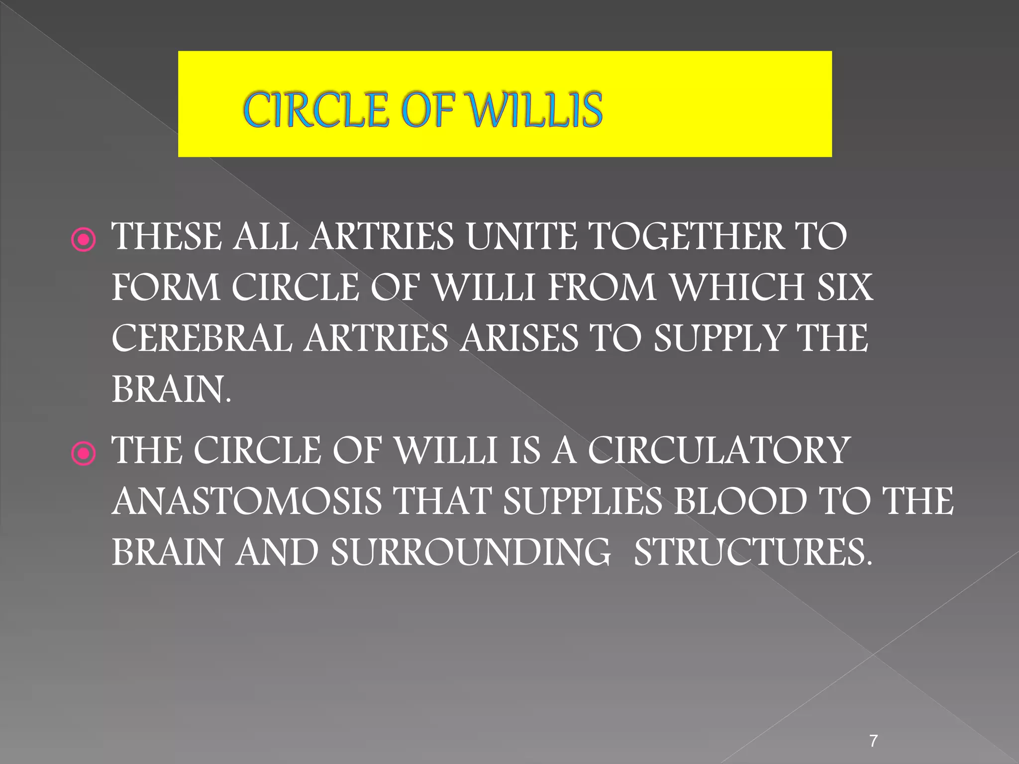 Cerebral circulation physiology by zainab iqbal | PPTX
