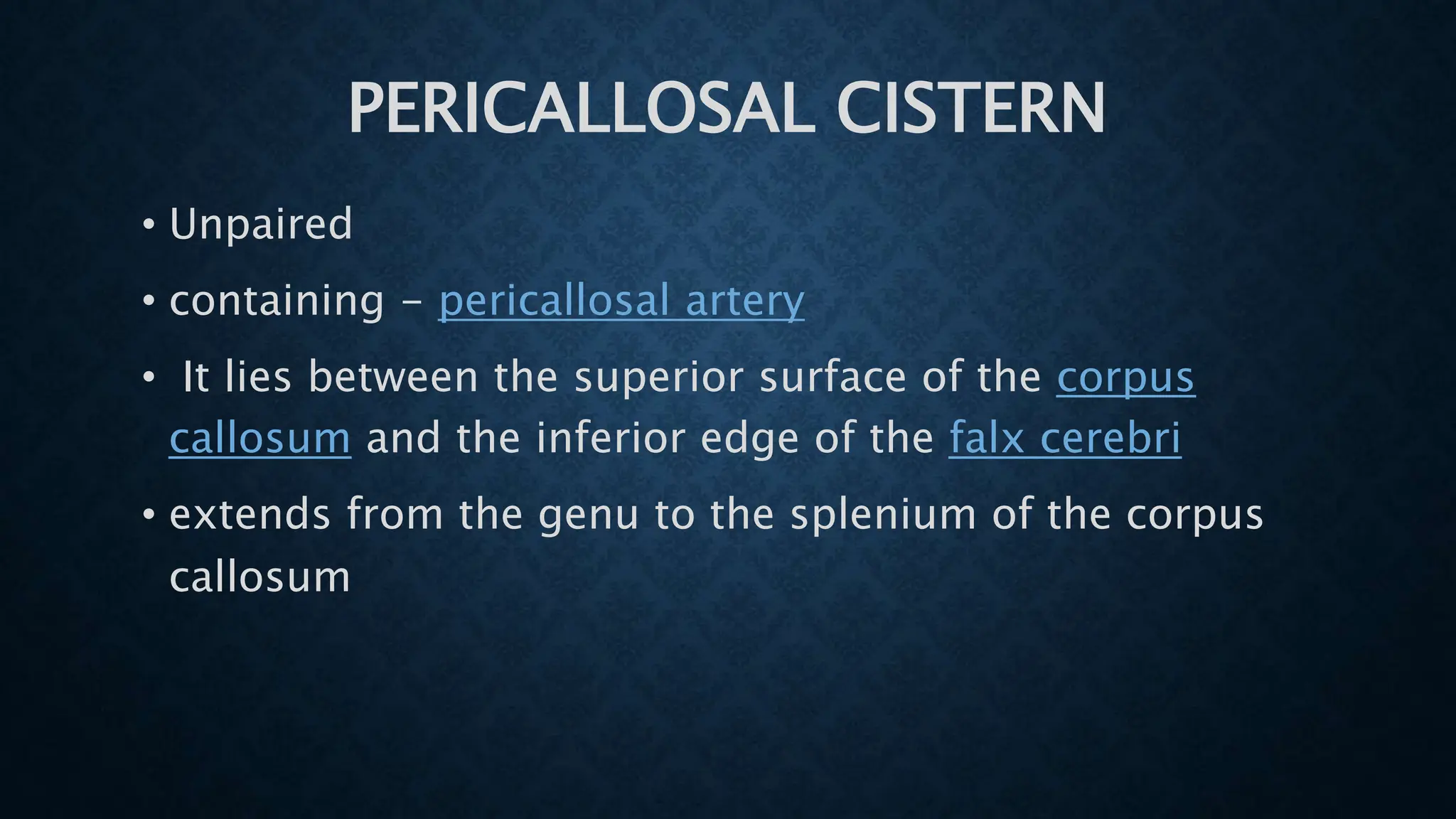 cerebral cisterns for radiology dnb .pptx