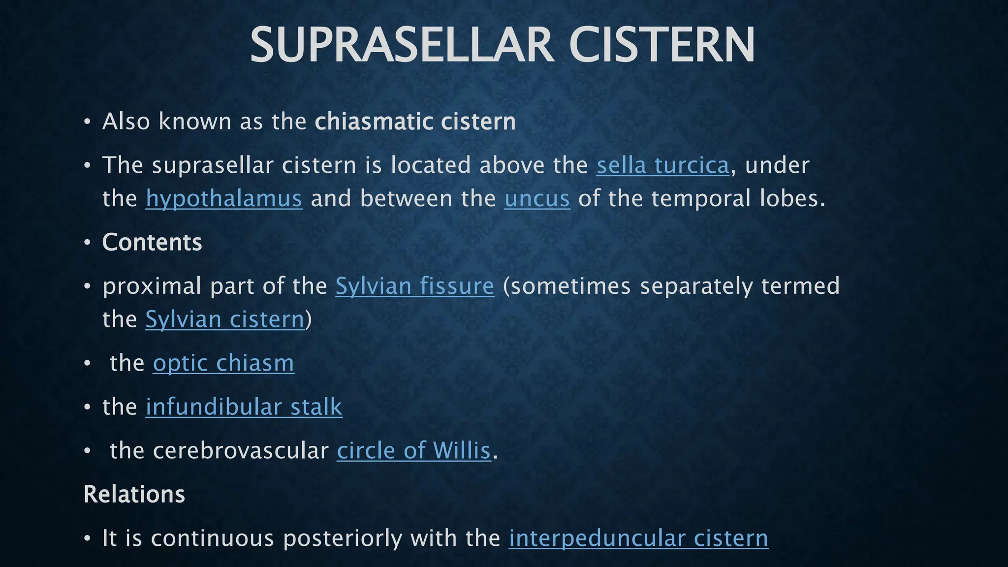 cerebral cisterns for radiology dnb .pptx