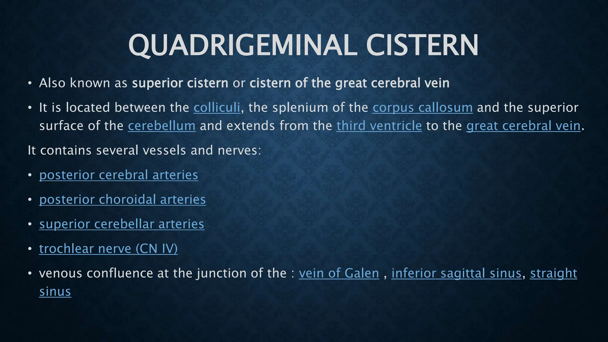cerebral cisterns for radiology dnb .pptx